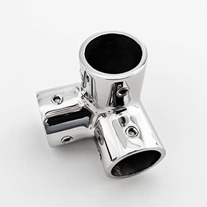 90° 3 Way Tee Rail Connector | Huaxin Stainless